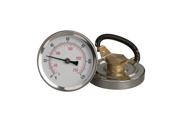 Pipe/Surface Thermometer Spring Mounted